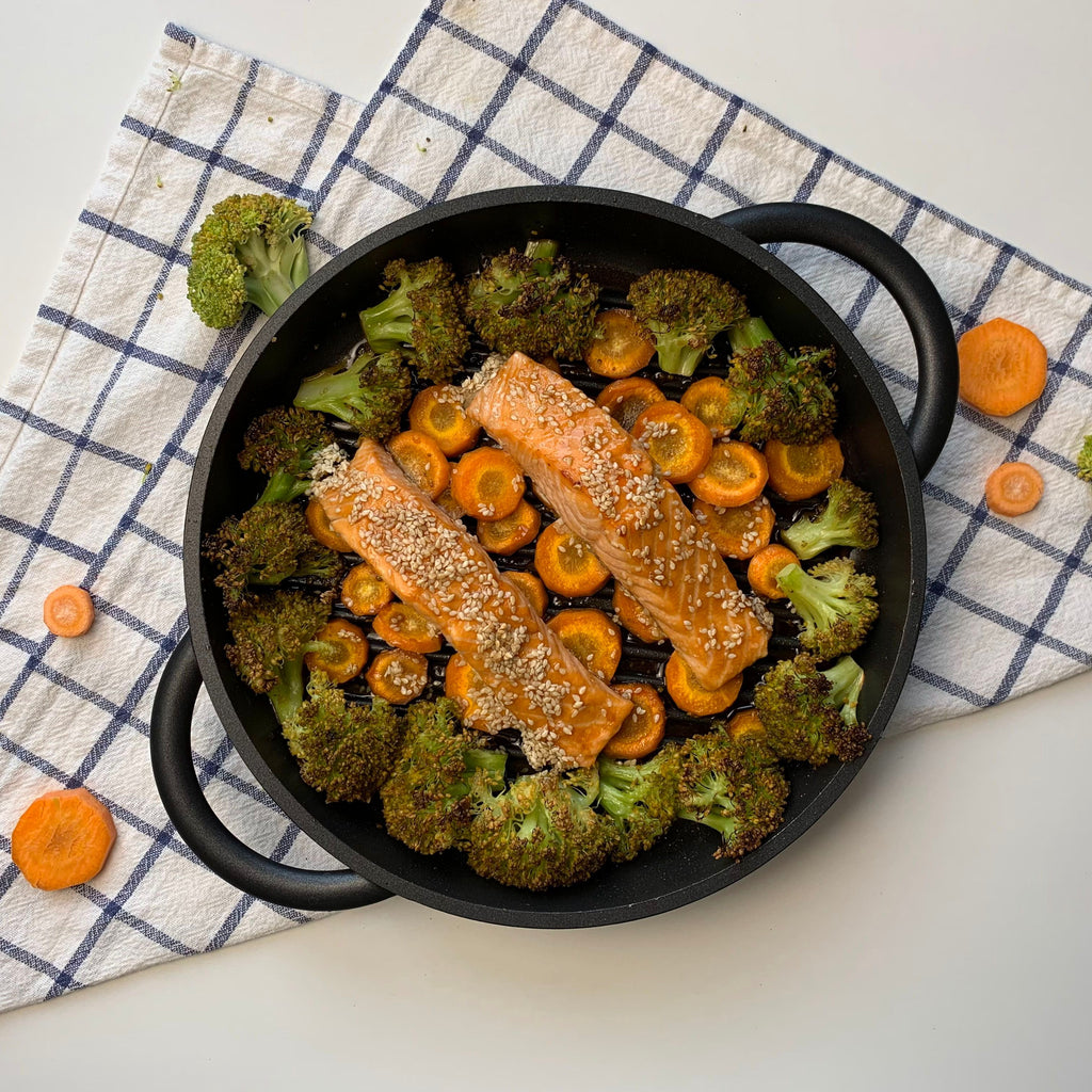 One-Pan Teriyaki Salmon Dinner – Jean Patrique Professional Cookware